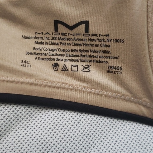 Maidenform | Intimates & Sleepwear | Maidenform Black Bra Sizes 34c ...